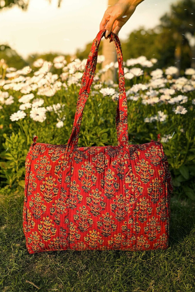 Roza Aafreen Duffel Bag – Farida Gupta India