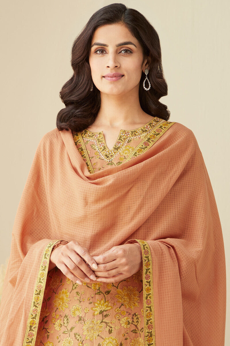 Rosheen Saira Kota Dupatta – Farida Gupta India