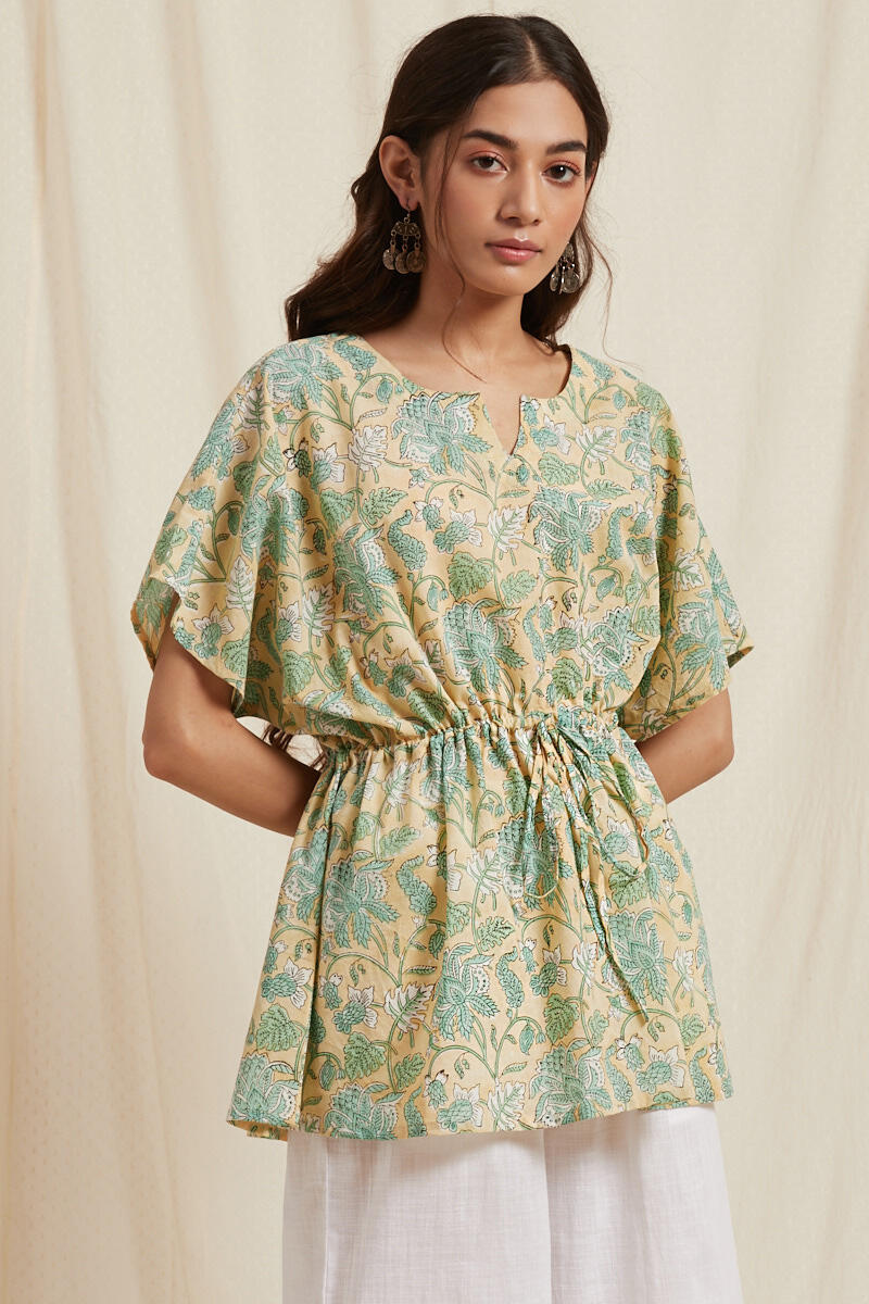 Roza Afsar Kaftan Top – Farida Gupta India